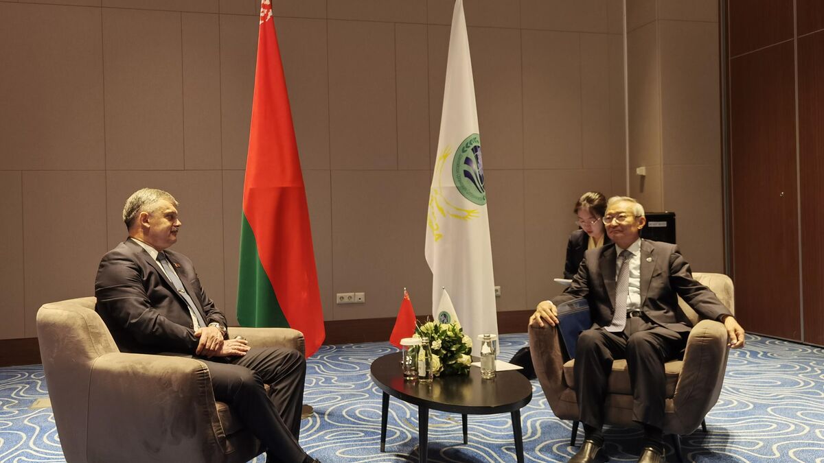 SCO Secretary-General Zhang Ming meets with Belarusian Minister of ...