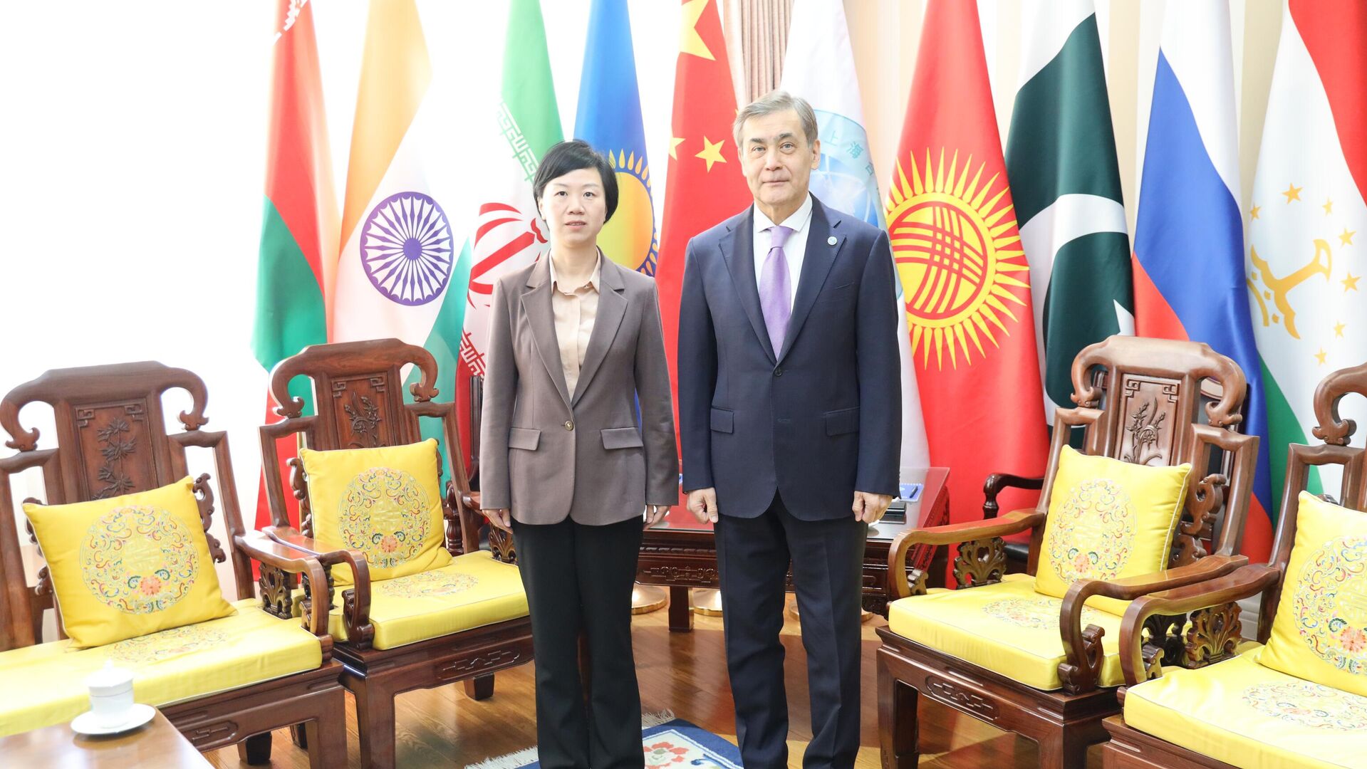 SCO Secretary-General Meets with the Vice Mayor of Lianyungang | The ...