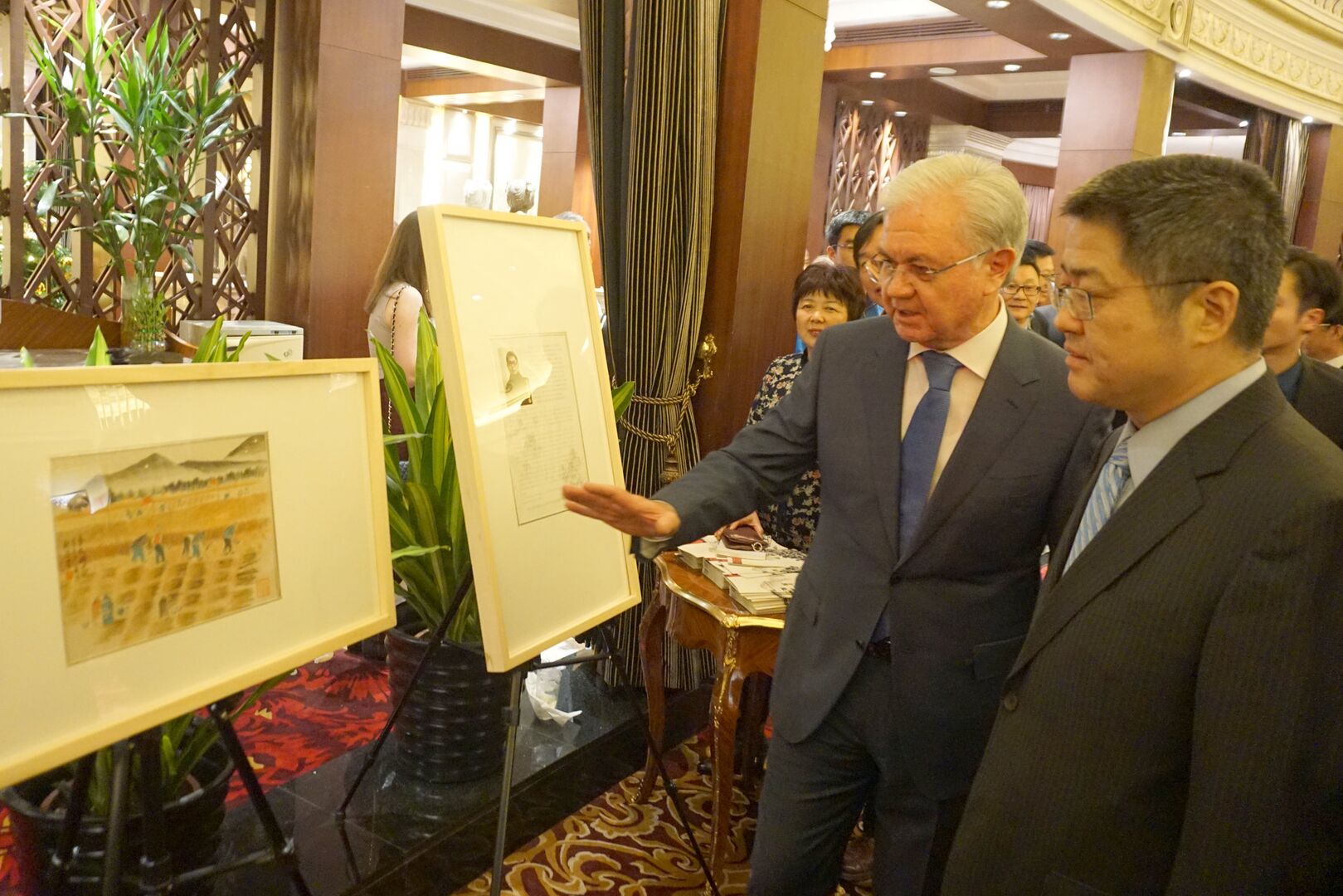 A gala reception to mark the end of Rashid Alimov’s term held in ...
